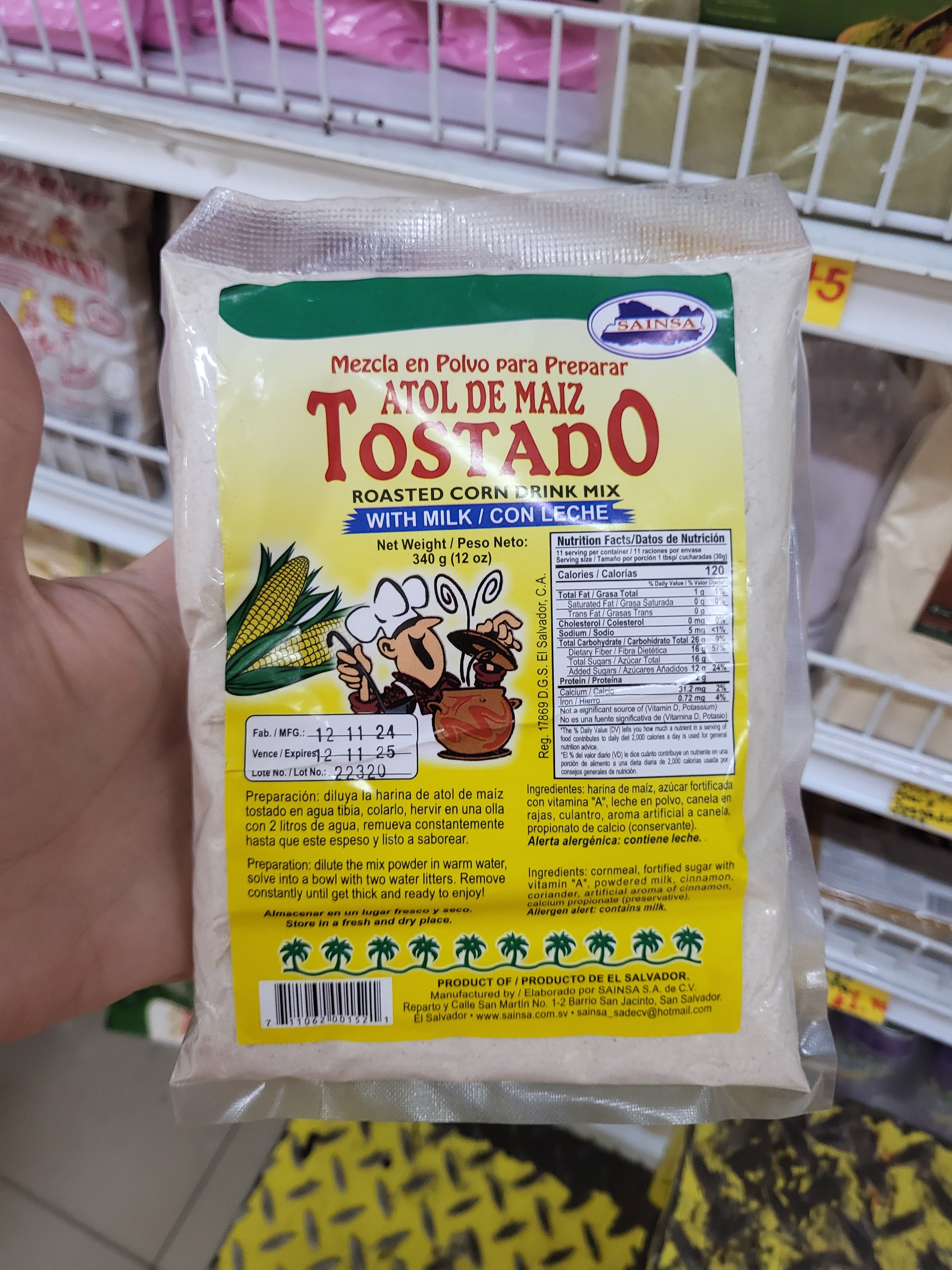 Atol de Maiz Tostado – ElSalvadordelMundoSv
