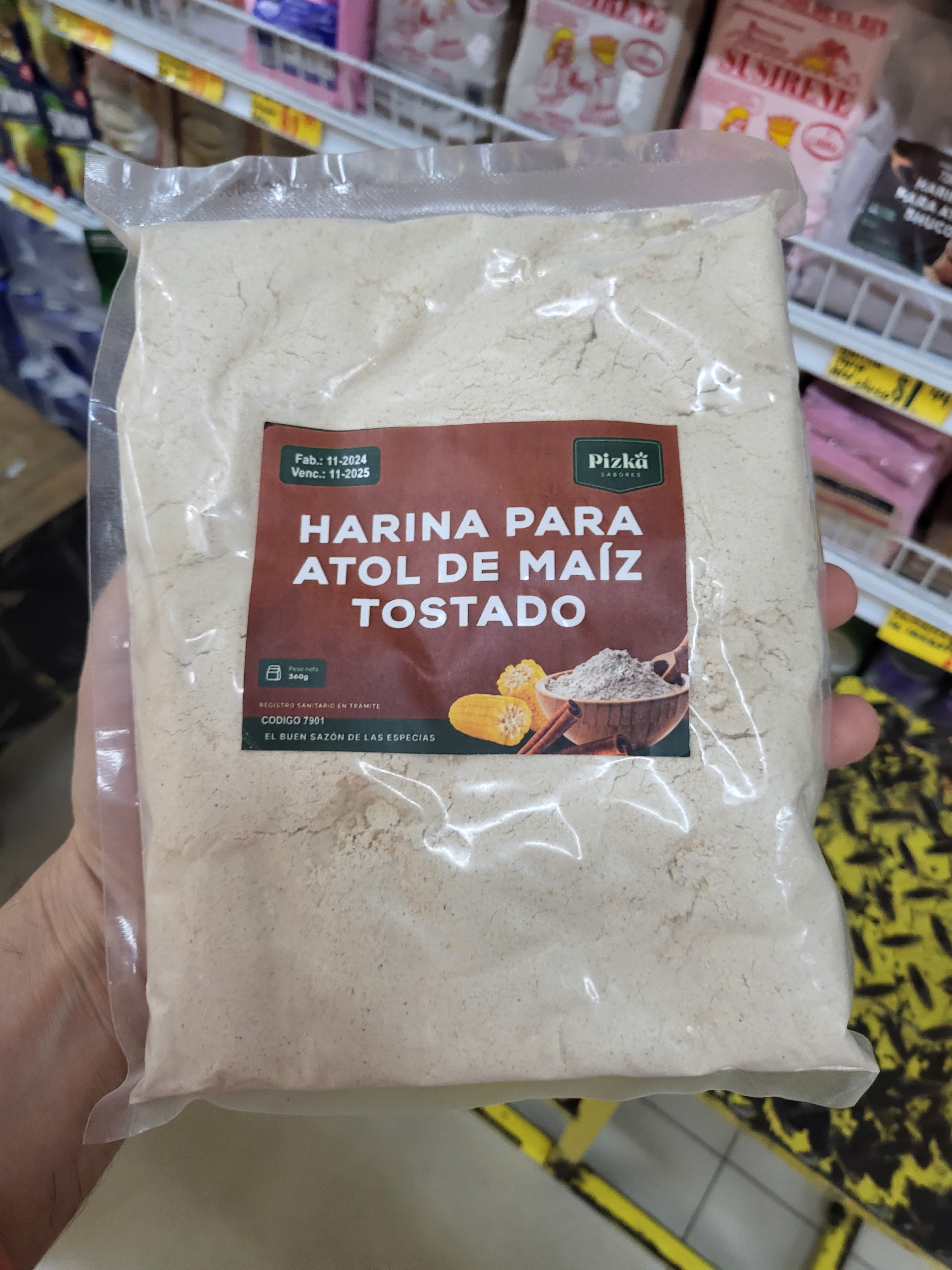 Harina para Atol de Maiz Tostado – ElSalvadordelMundoSv