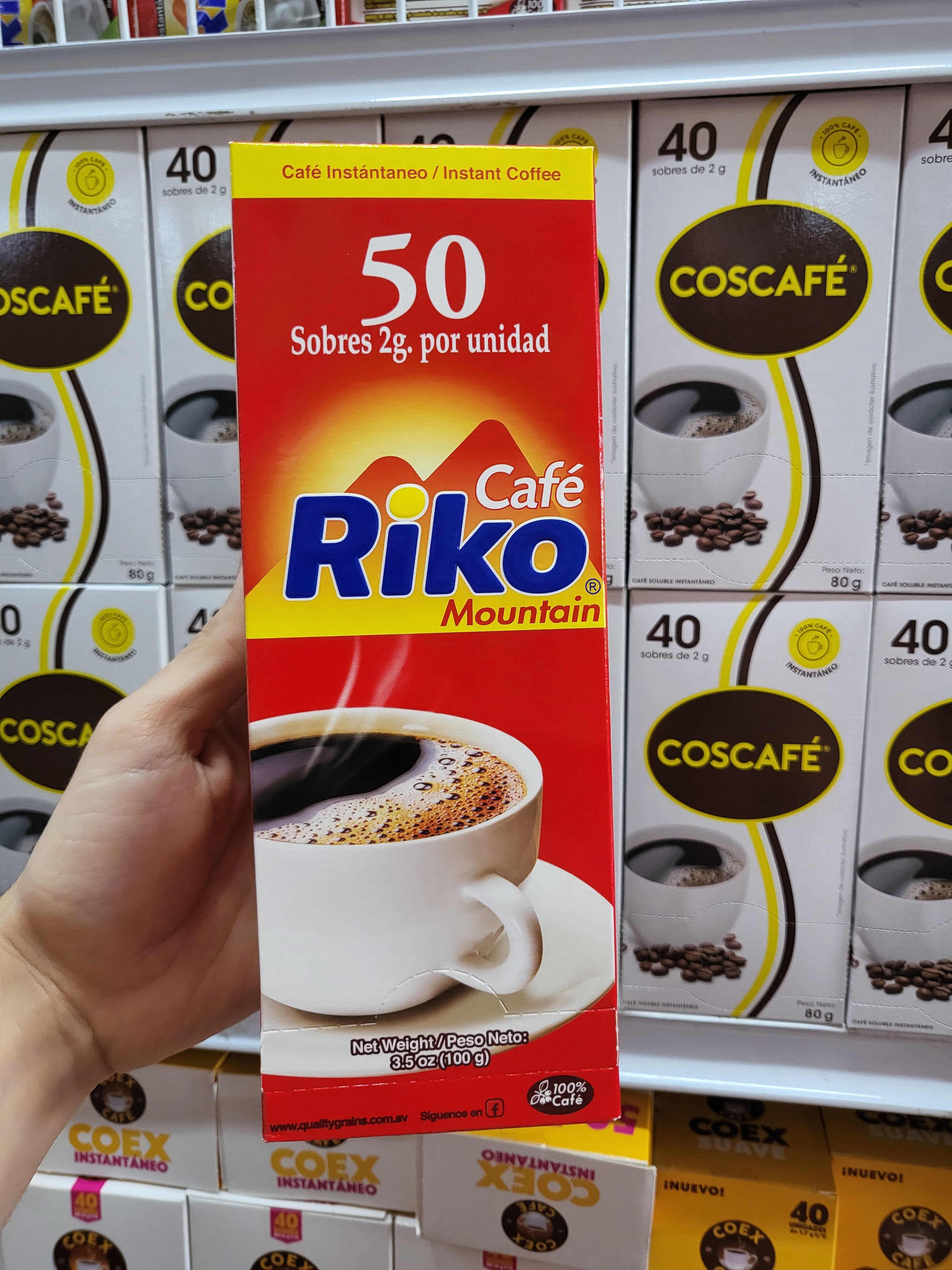 Café Riko 50 sobres – ElSalvadordelMundoSv