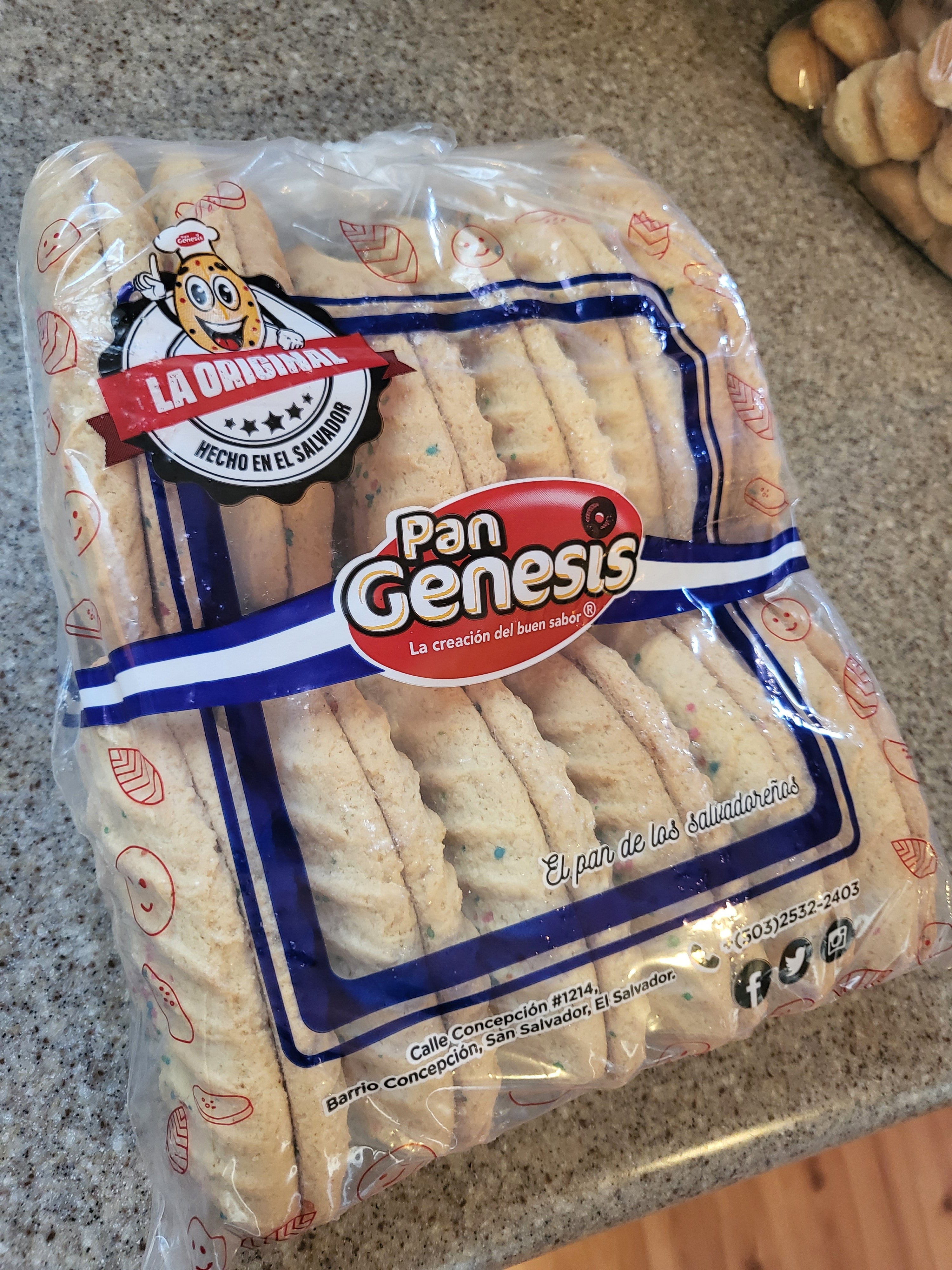 Pan Genesis Hojitas – ElSalvadordelMundoSv