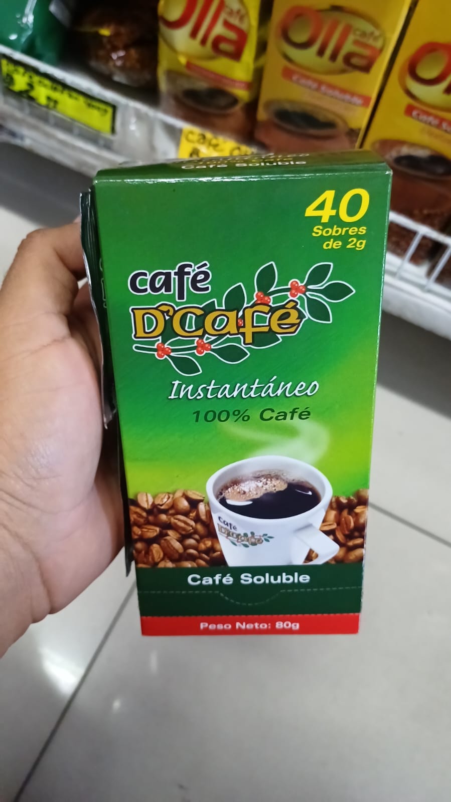 Café D'Café Instantaneo 40 – ElSalvadordelMundoSv